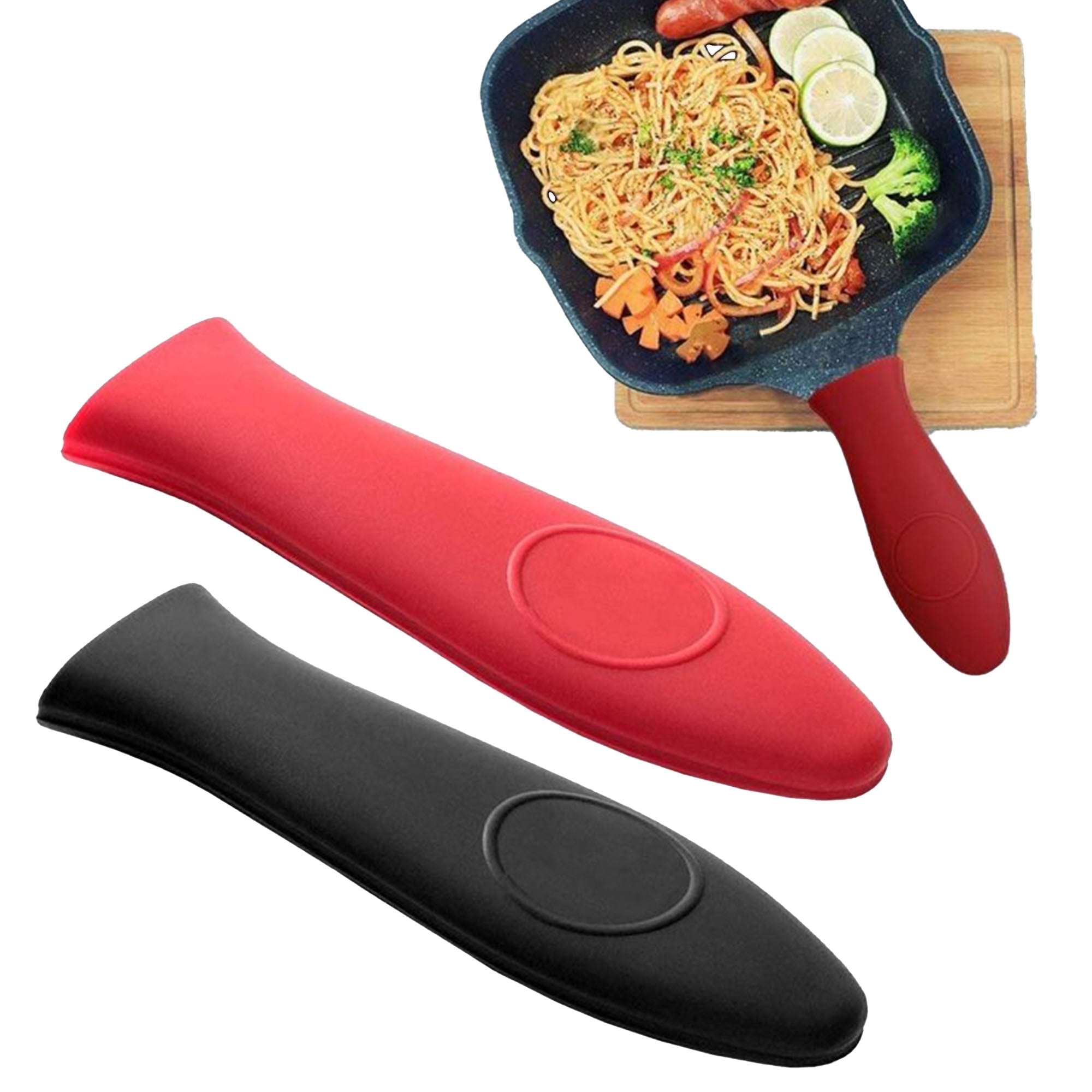 Q&Q BASICS Silicone Skillet Handle Cover, Handle Covers for Pots and ...