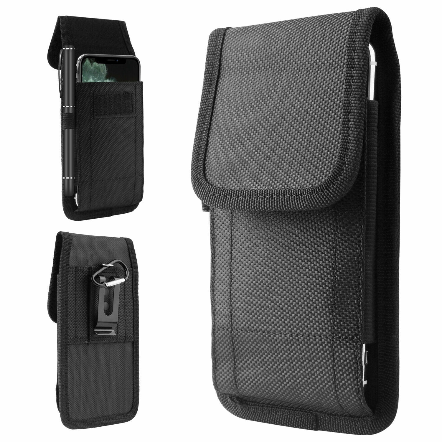 Qandq Basics Universal Phone Holster Versatile Vertical Cell Phone Holsters Secure Phone Belt