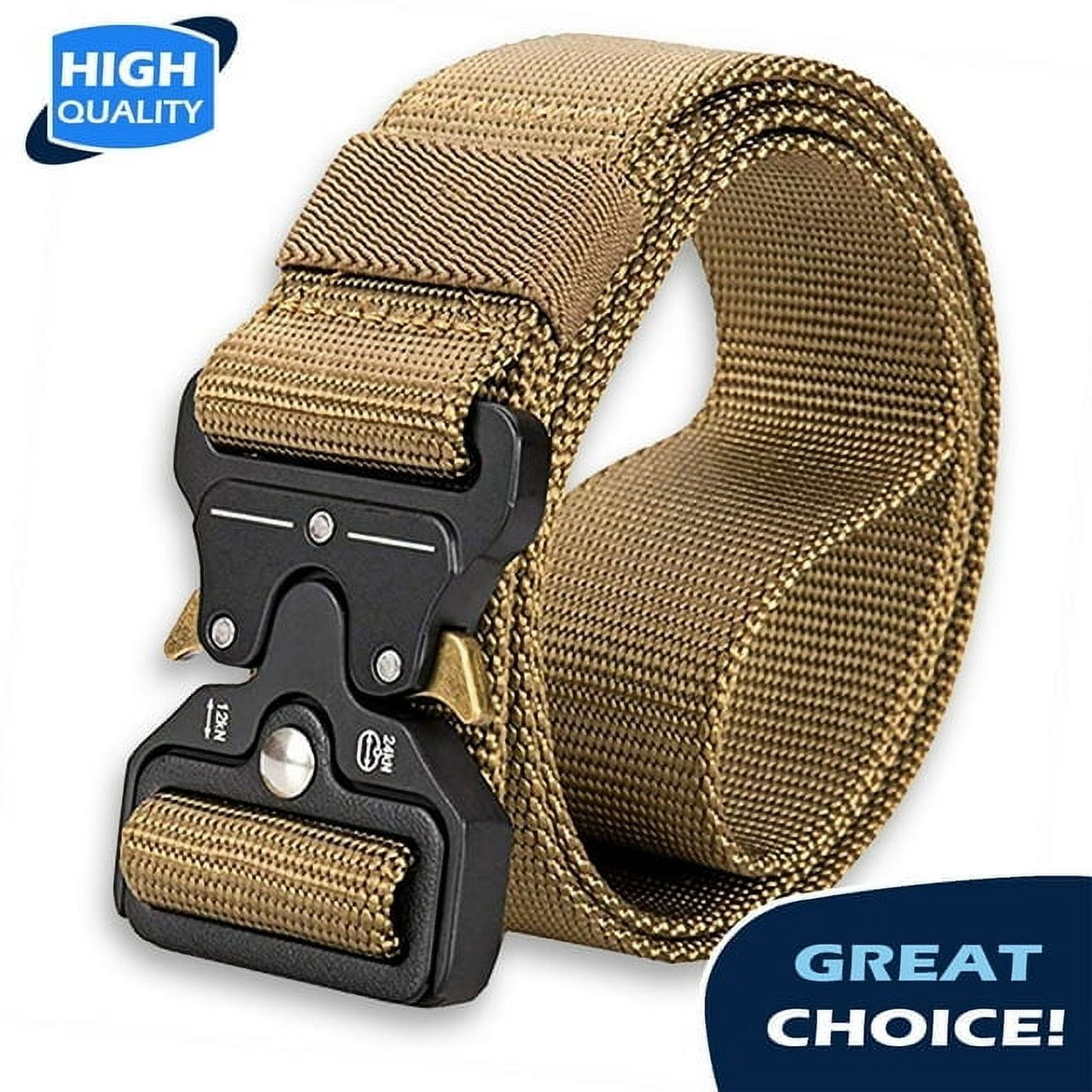 Q&Q ESSENTIALS Mens Belt Nylon Utility Belts for Men with Quick Release ...
