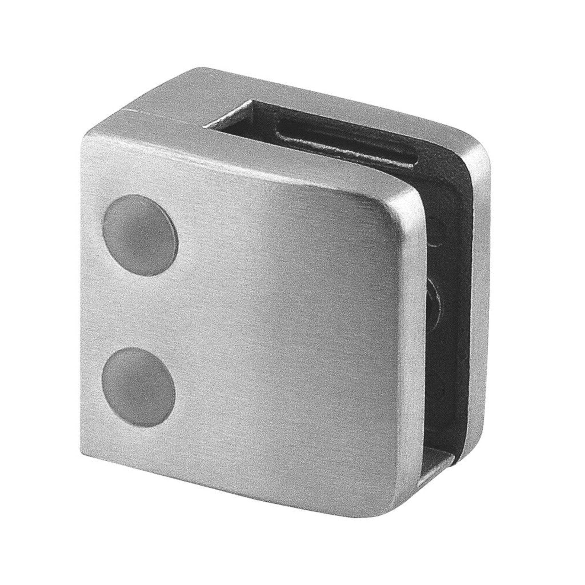Q-Railing Square Glass Clamp | MOD 2600 | 316 Stainless Steel ...