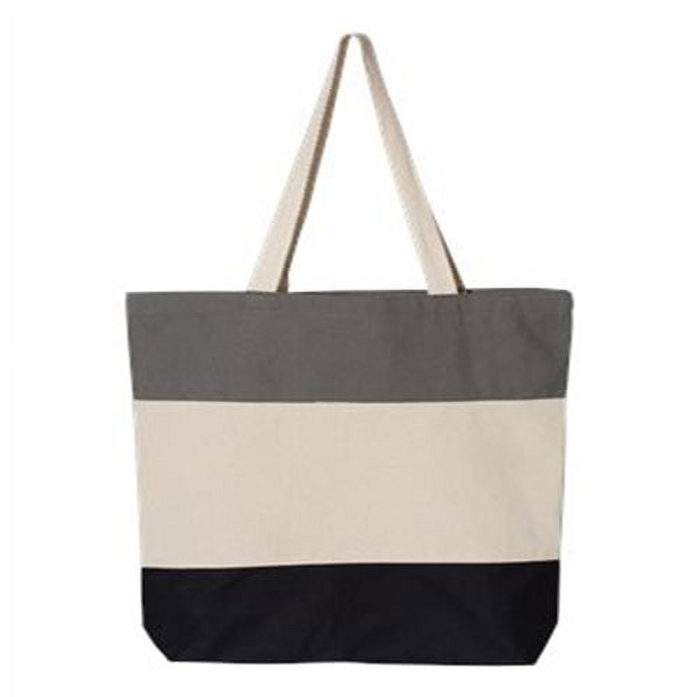 Q-Tees Unisex 11L Tri-Color Tote - Walmart.com