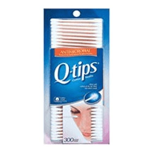 Q-Tips Antibacterial Cotton Swabs For Clean Ears - 300 Ea, 6 Pack ...
