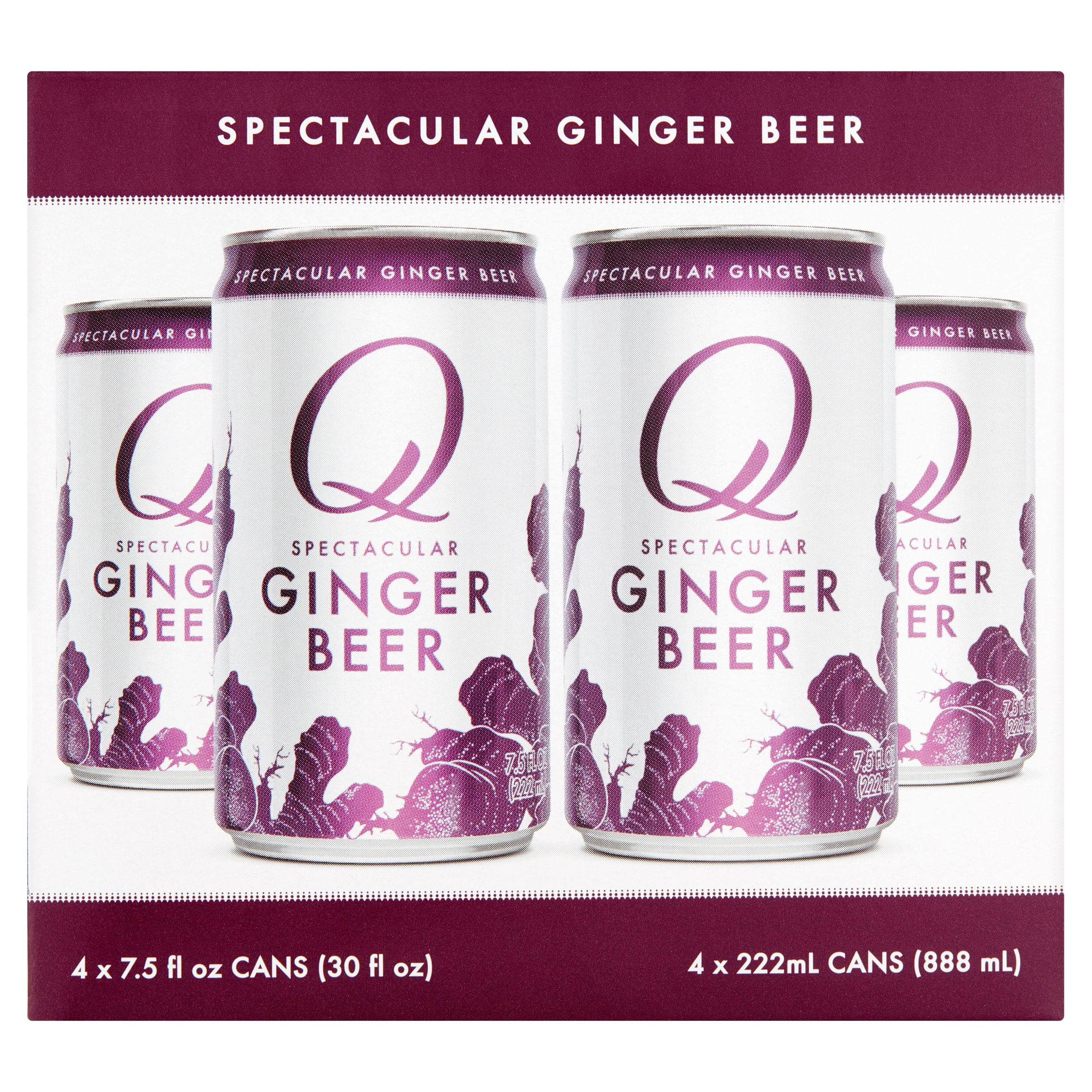 Q Tonic Ginger Beer 4Pk,30 Fo (Pack Of 6) - Walmart.com