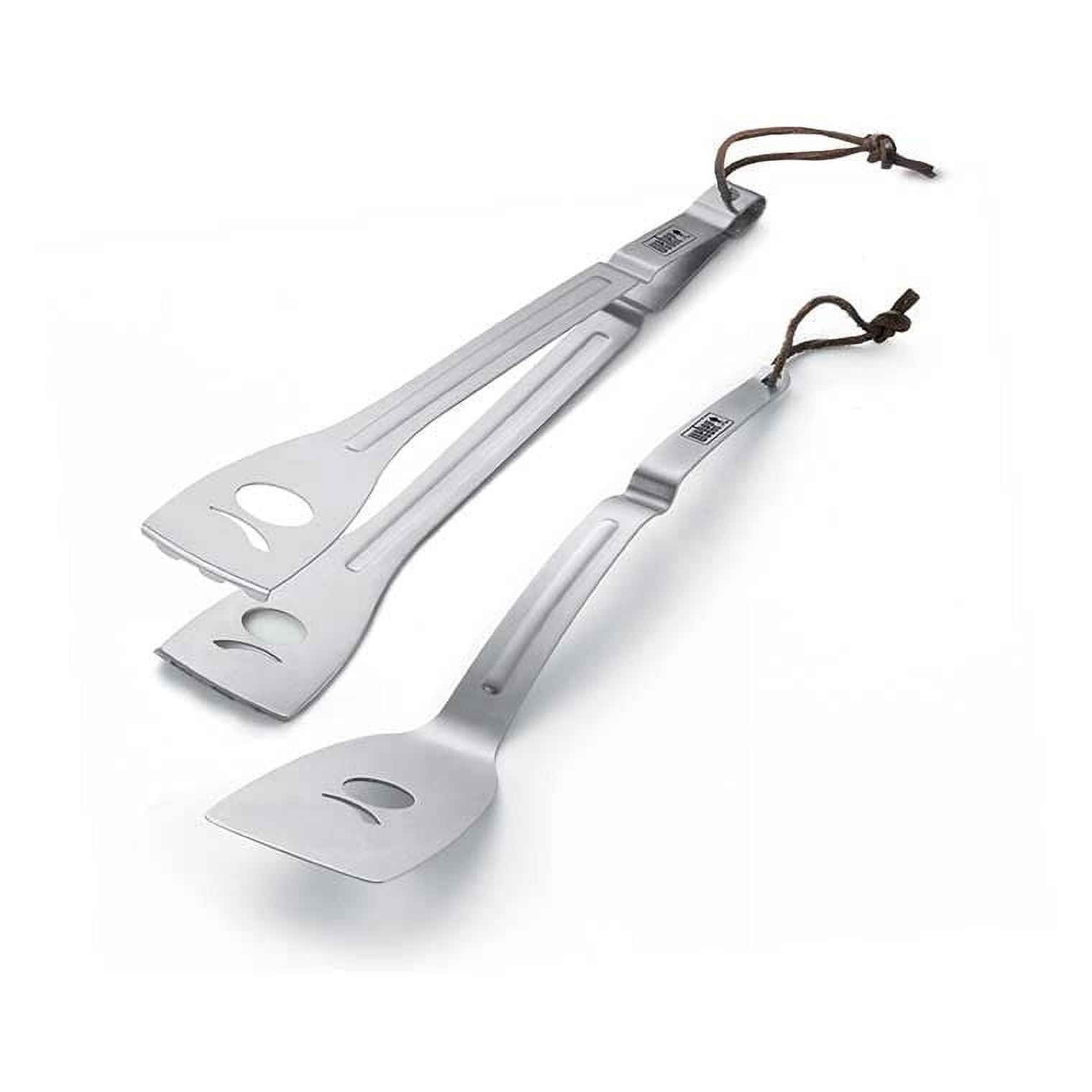 Weber Q Stainless Steel Two Piece Tool Set - Walmart.com