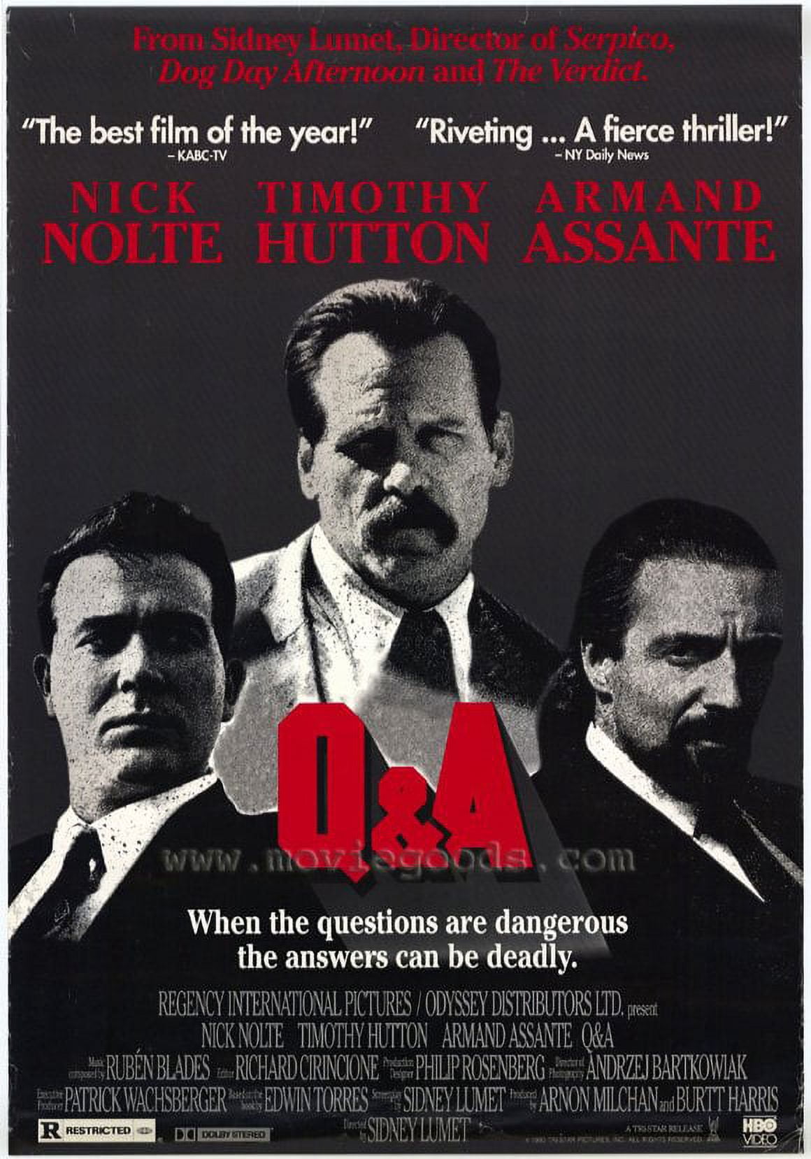 Q and A - movie POSTER (Style A) (27" x 40") (1990) - Walmart.com