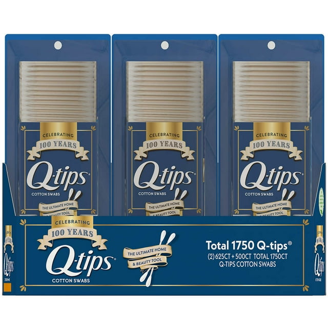 Q-tips Cotton Swabs 1750 Count - Walmart.com
