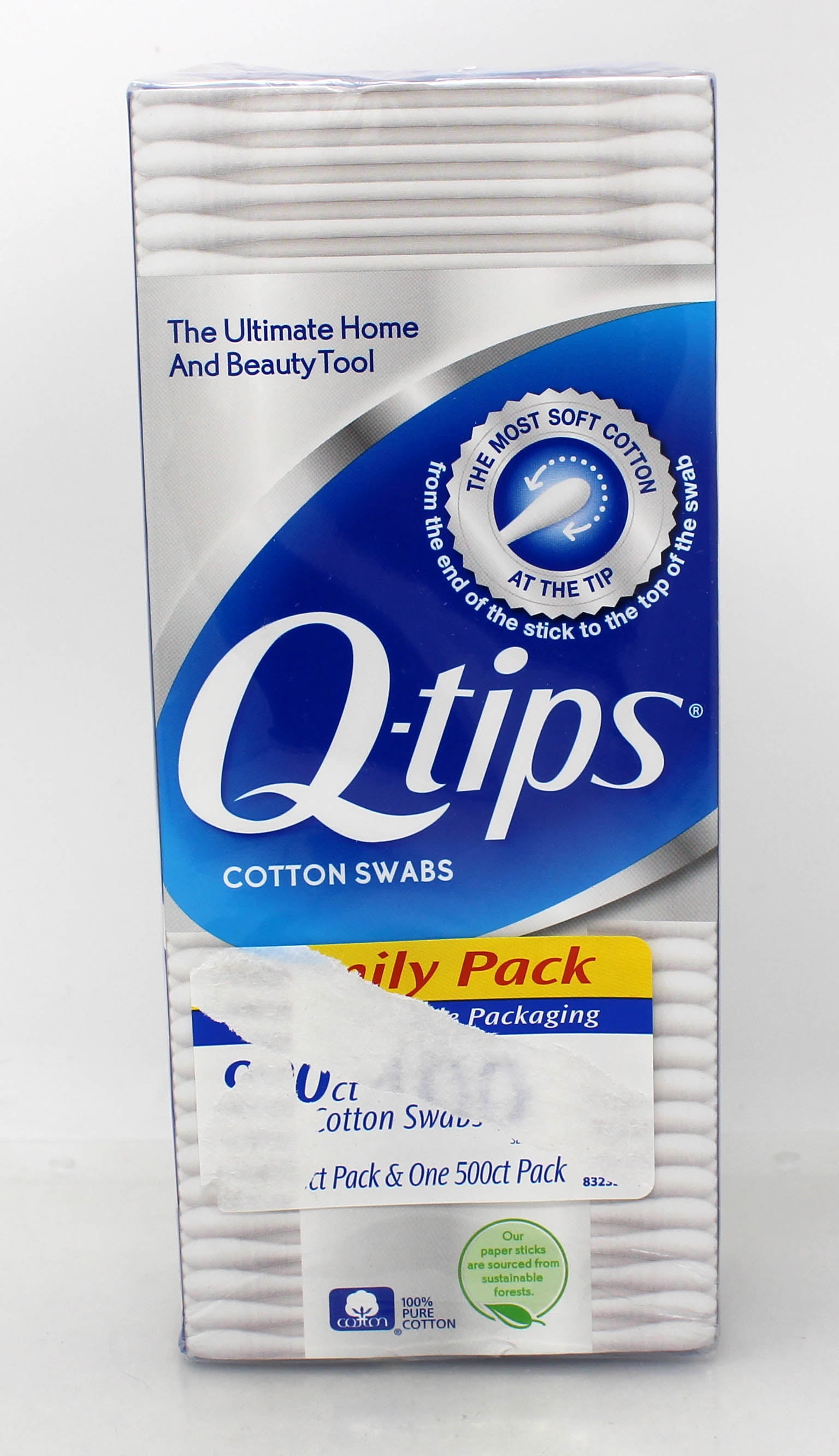 Q-tips Cotton Swabs, Pack of 400 Count - Walmart.com