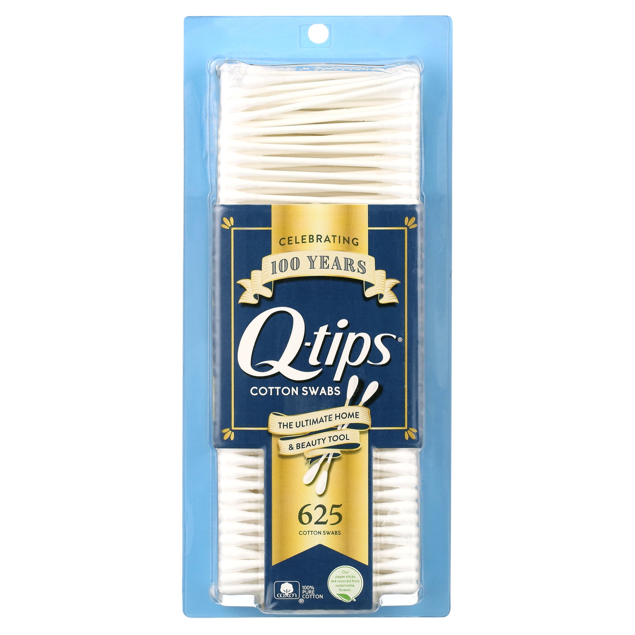 Q-tips Cotton Swabs Original 625 Count - Walmart.com