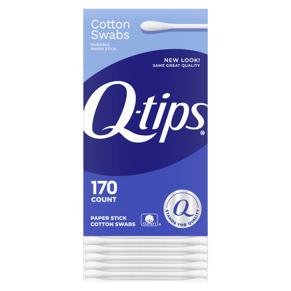 Q-tips Original 100% Cotton Swabs, Versatile for Home, Beauty & First ...