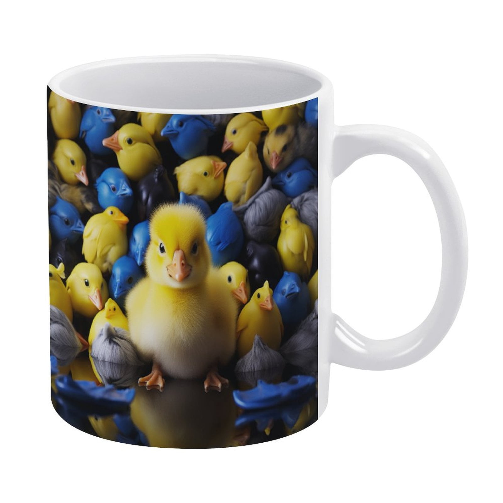 Q-version Funny Little Yellow Duck Fun Mugs Are Suitable As Birthday ...