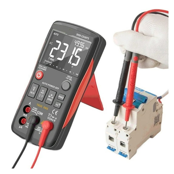 Q1 Digital Multimeter 9999 Analog Tester True RMS Professional ...