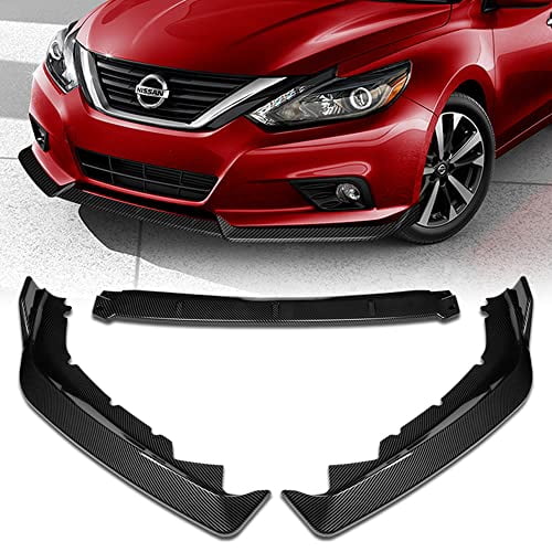 Q1-TECH, 5-Piece Front Bumper Lip + Side Skirt Rocker Winglet Canard ...