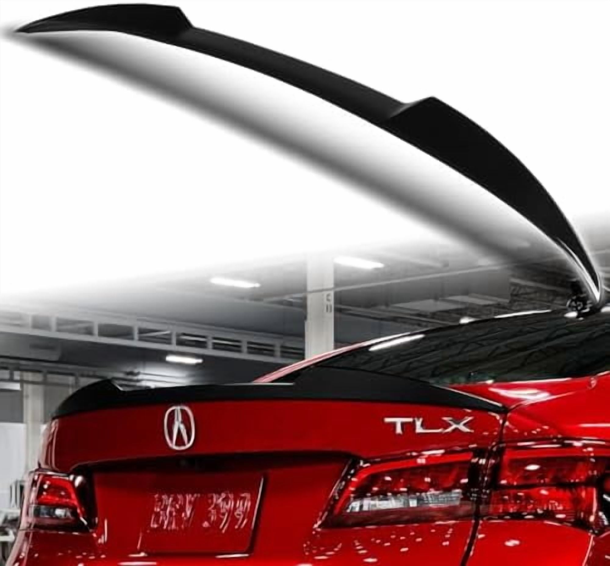 Q1-TECH, ABS Rear Trunk Lip Wing Spoiler Compatible with 2015-2020 Acura TLX, Rear Wing ...