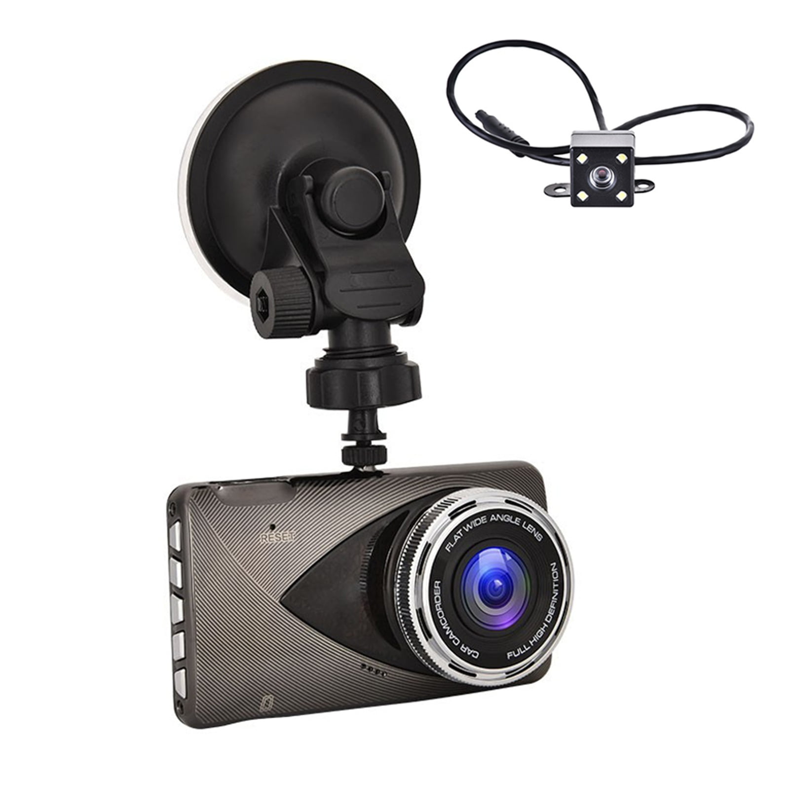 Q10 1296P Car DVR Dash Camera Rear View Video Recorder HD 4" ADAS Loop ...