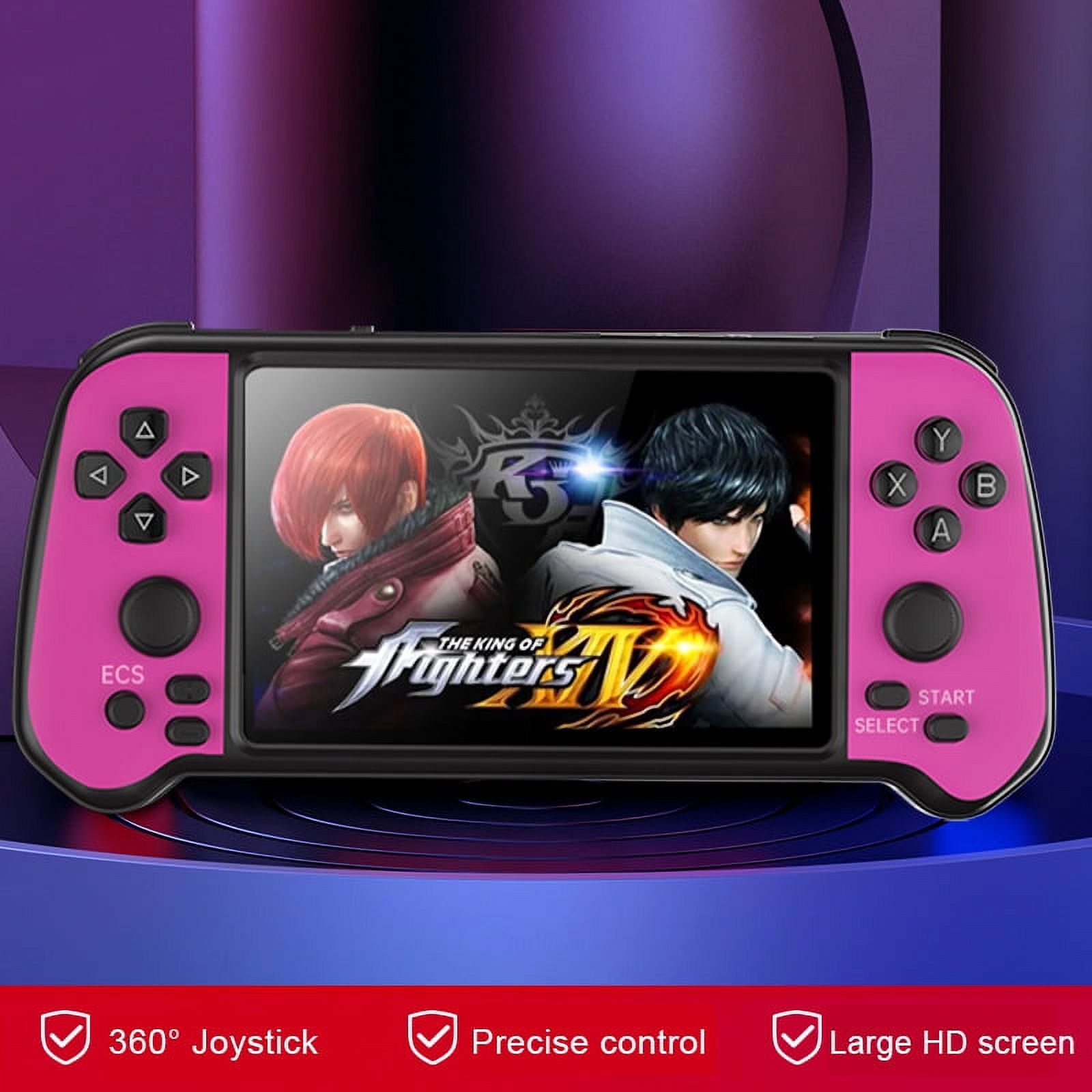 Q15 Handheld Game Console Dual Joystick Palm Arcade Retro Classic Games HD 4.3 Large Screen Game ...