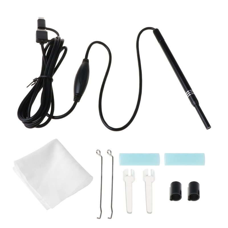 Q1JA 3 in 1 Ear Endoscope Ear Cleaning Tool Visual Ear Spoon ...