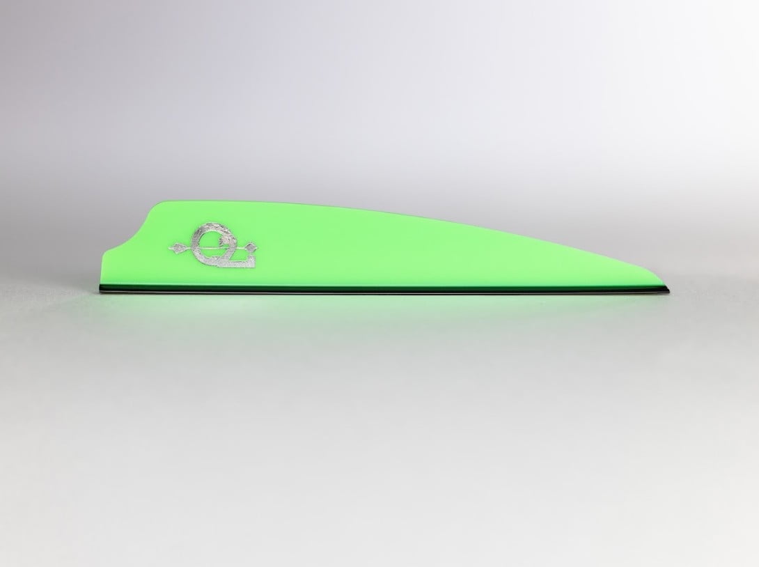 Q2i Archery Fusion X-II 3" Shield Cut Arrow Vanes-Fletching with Tri ...