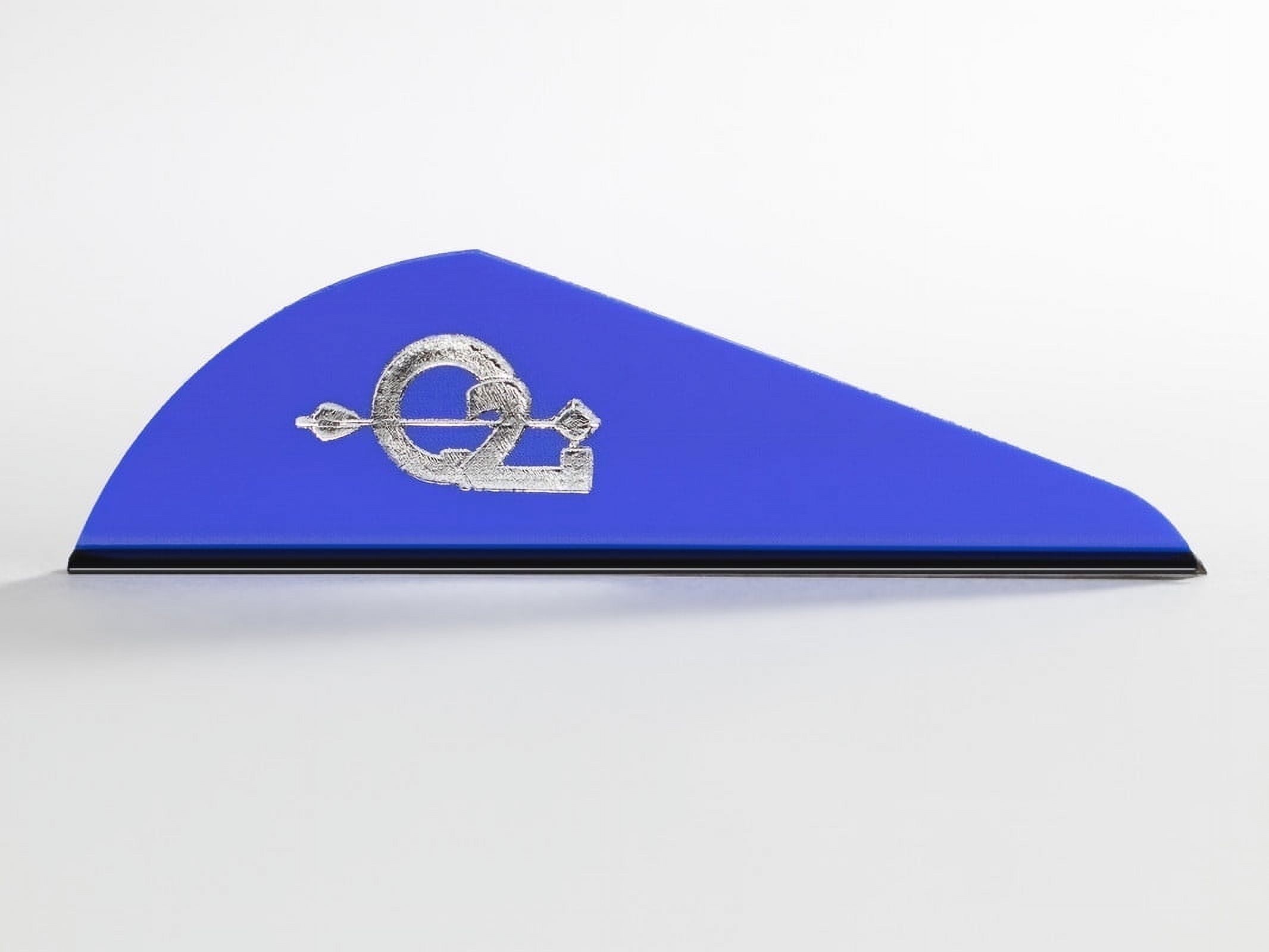Q2i Archery Rapt-X Arrow Vanes-High-Profile Fletching Vanes, Blue (100 ...