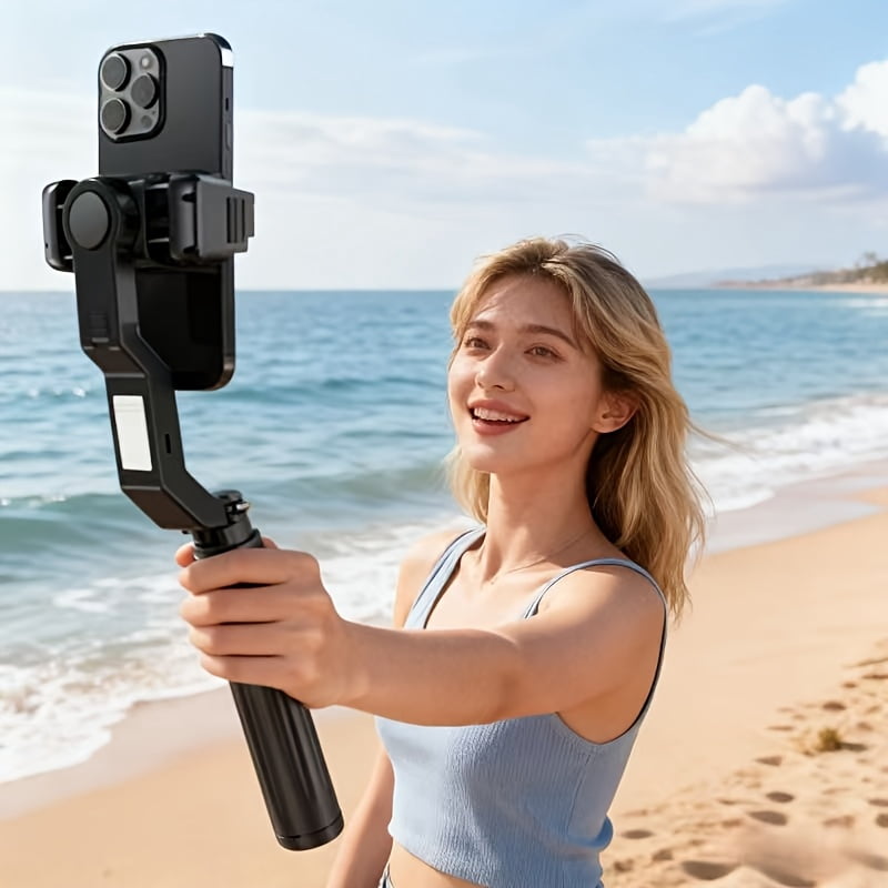 Q31 Stabilizer Selfie Stick with Anti-Shake, Extendable for Mobile ...