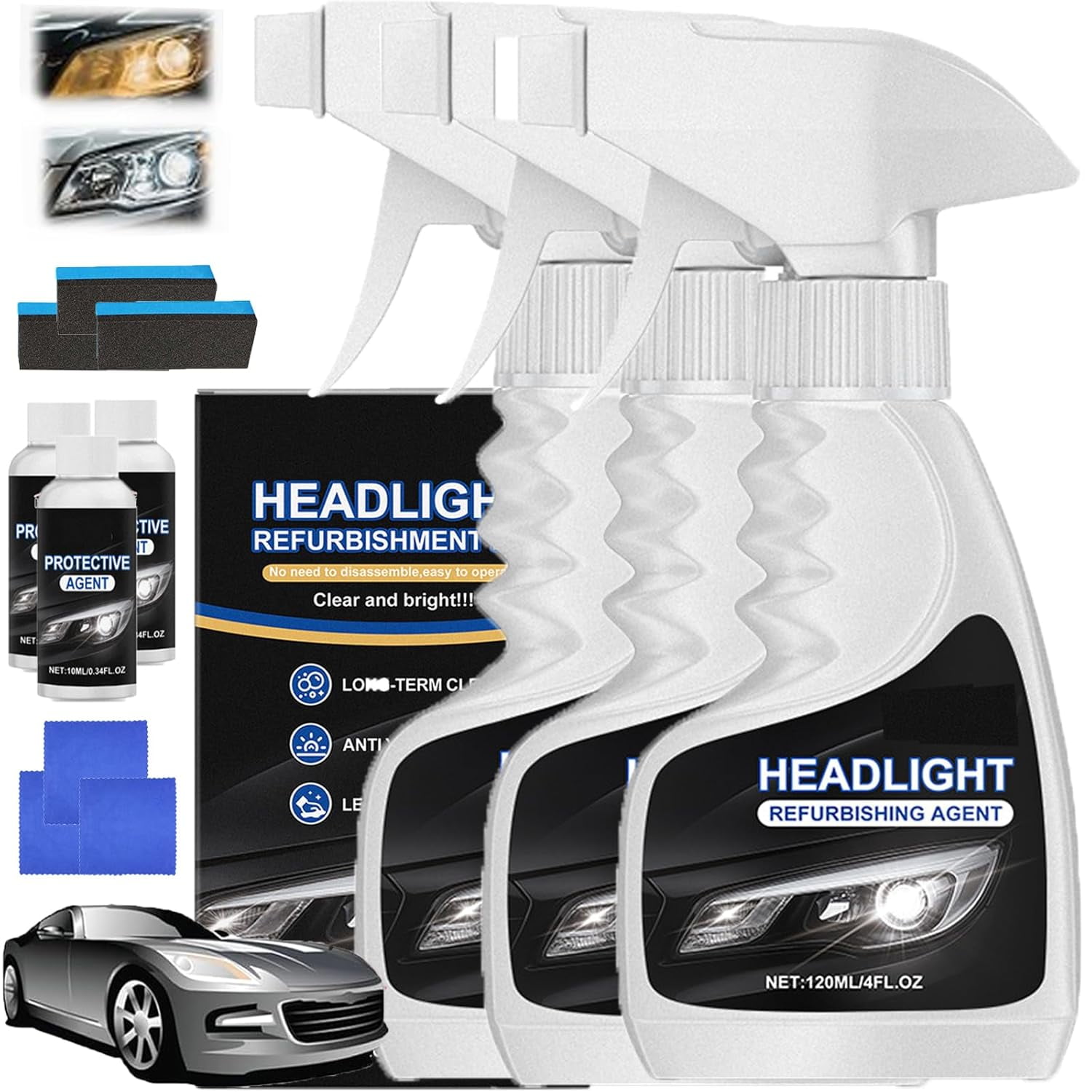 Q4 Headlight Restoration, Tourgoing Headlight Restoration Kit ...