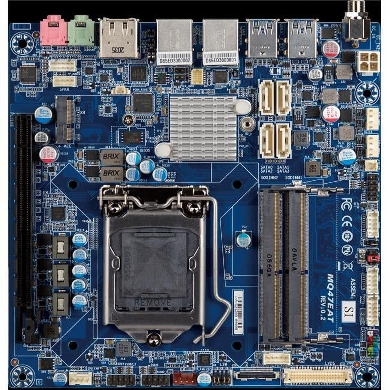 Q470E S1200 64GB DDR4 Thin Mini-ITX Motherboard - Walmart.com