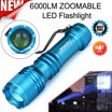 XMZHOU 2 Pack 2000 LM LED Mini Tactical Flashlights, Zoomable, Pocket ...