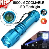 2 Pack 2000 LM LED Flashlights, Powerful Handheld Mini Tactical ...