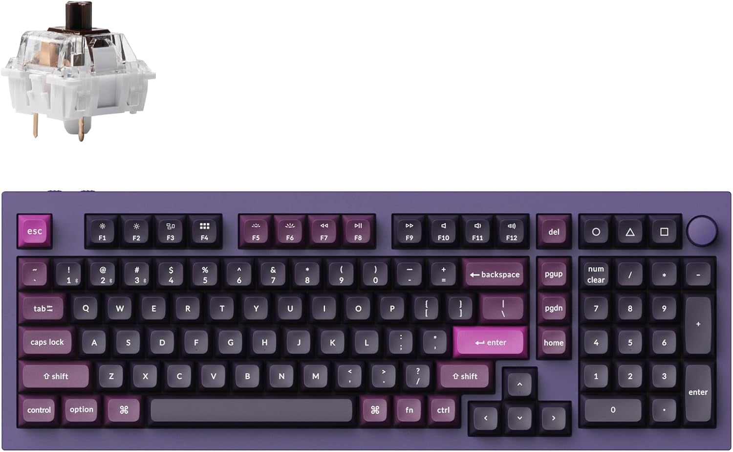 Q5 Pro is a fully customizable 96% layout QMK/VIA wireless mechanical ...