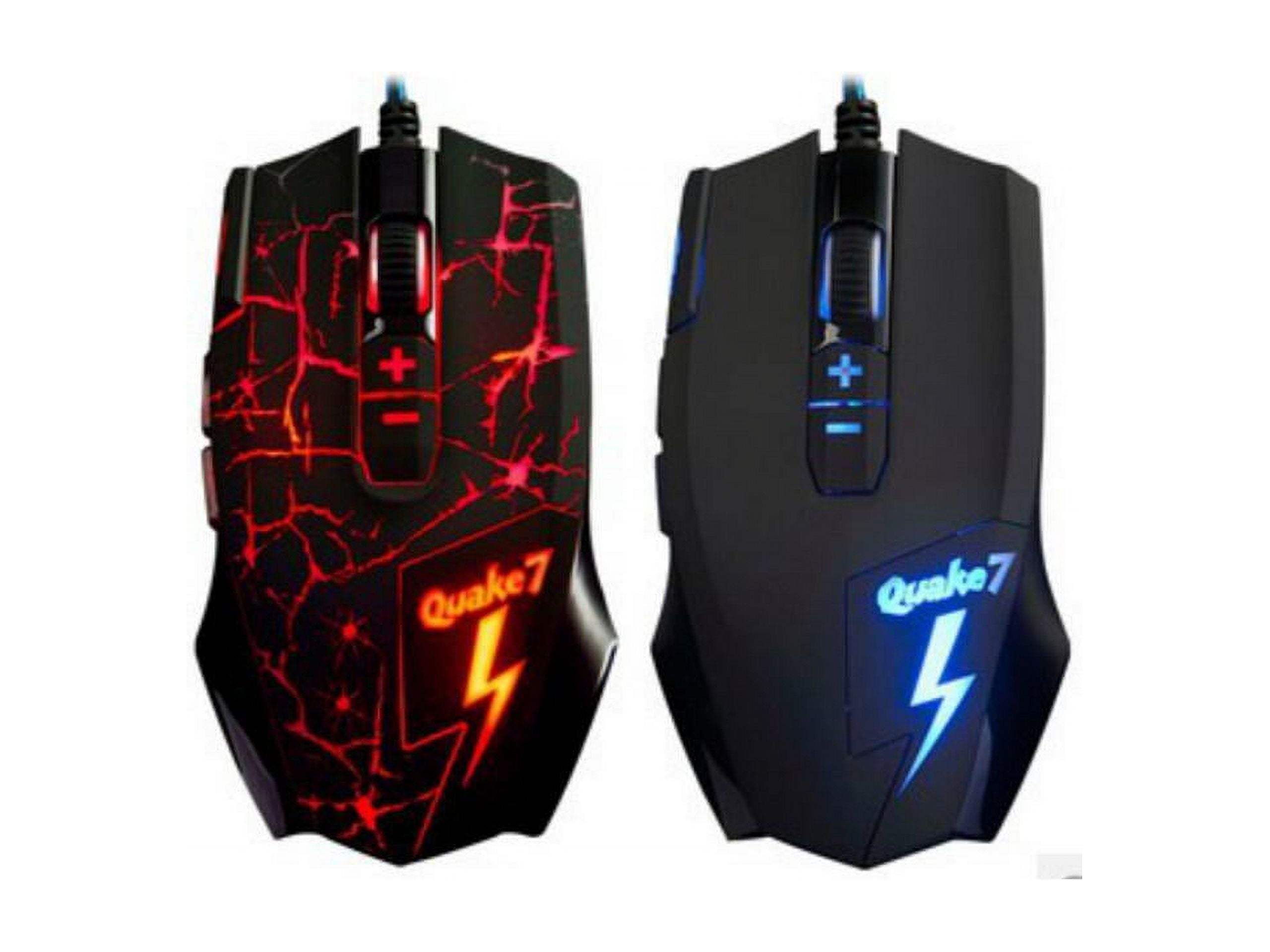 Q7 Black Backlit Gaming Mouse Wired USB 3200 DPI Mouse 8 keys 8button ...