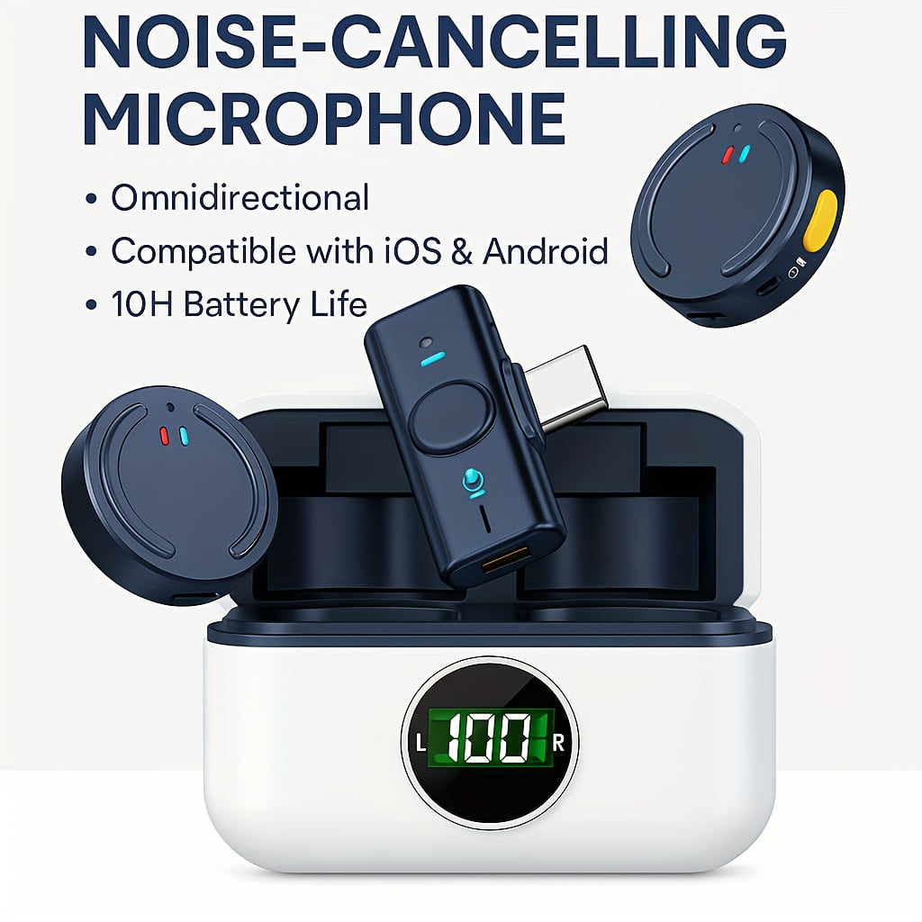 Q81 Wireless Mic System, Lightest 1-to-1 & 1-to-2, Studio Clear 20Hz ...