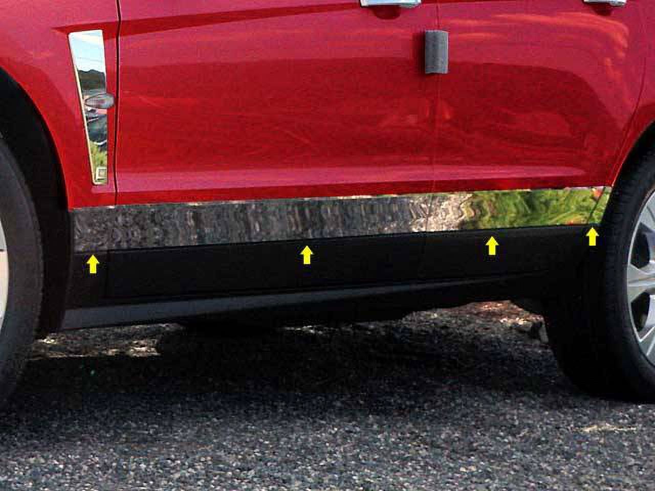 QAA 2010-2016 Fits Cadillac SRX 8 piece Stainless Rocker Panel Trim ...