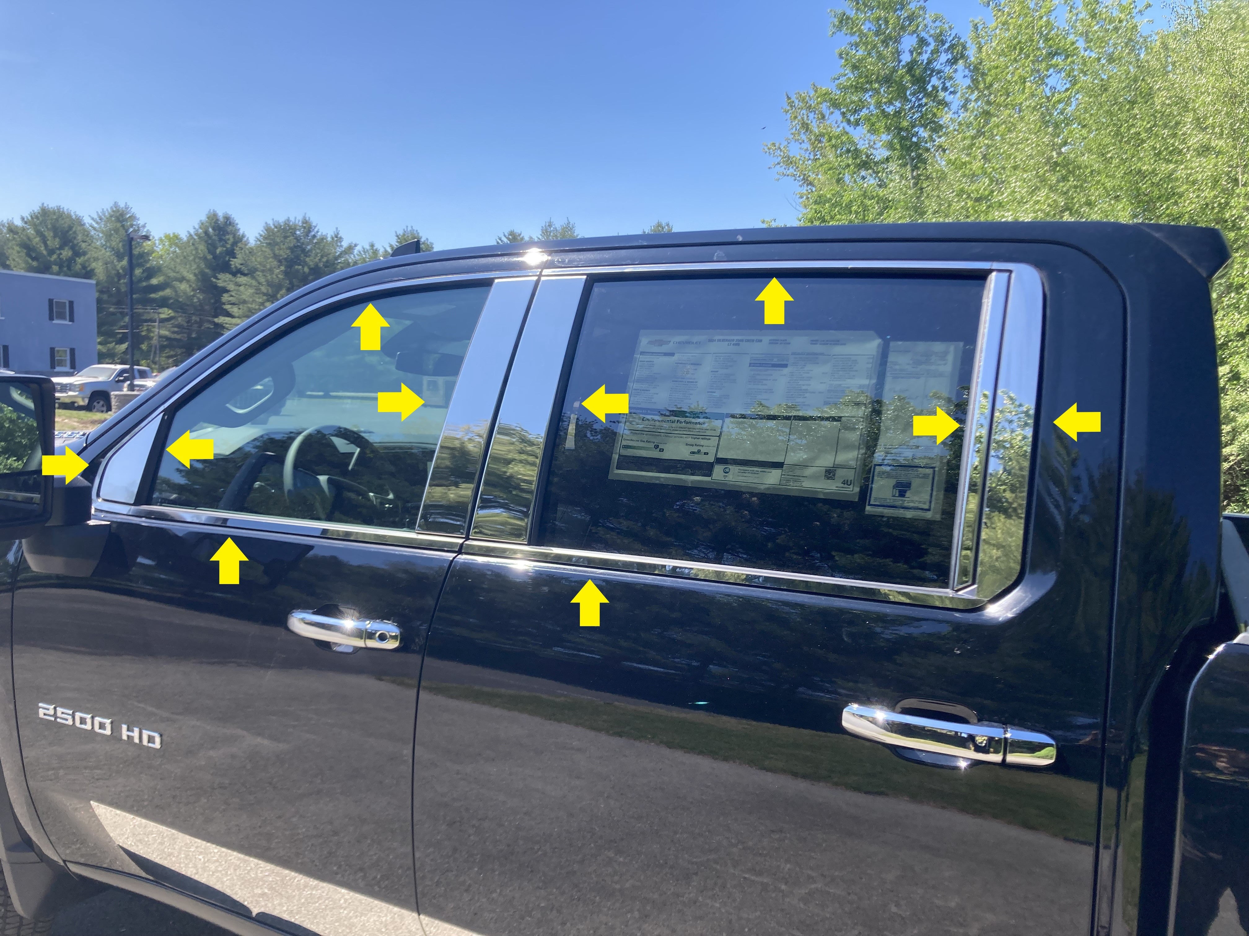 QAA 2020-2024 Fits Chevrolet Silverado 2500 3500 HD 4 Door Crew Cab ...