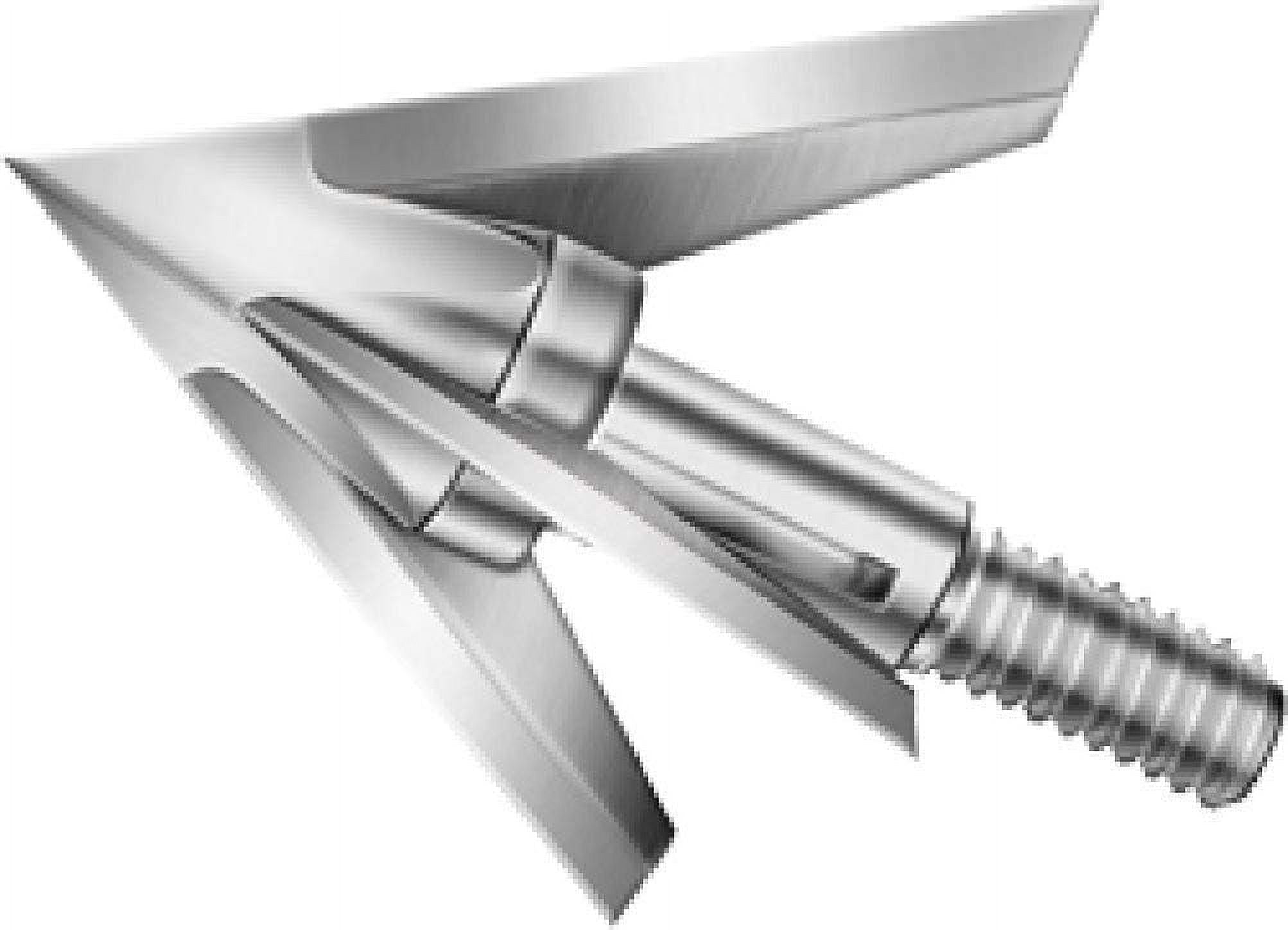 QAD Exodus Broadhead Swept Blade 125 Gr. 3 PK. Black - Walmart.com