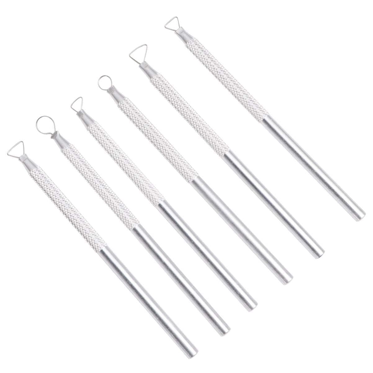 QALAM Kaari Ceramic Pottery Clay Ribbon Sculpting Tool Kit with Needle ...