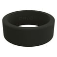 QALO Men's Classic Silicone Ring Black Size 11 Ultra Durable ...