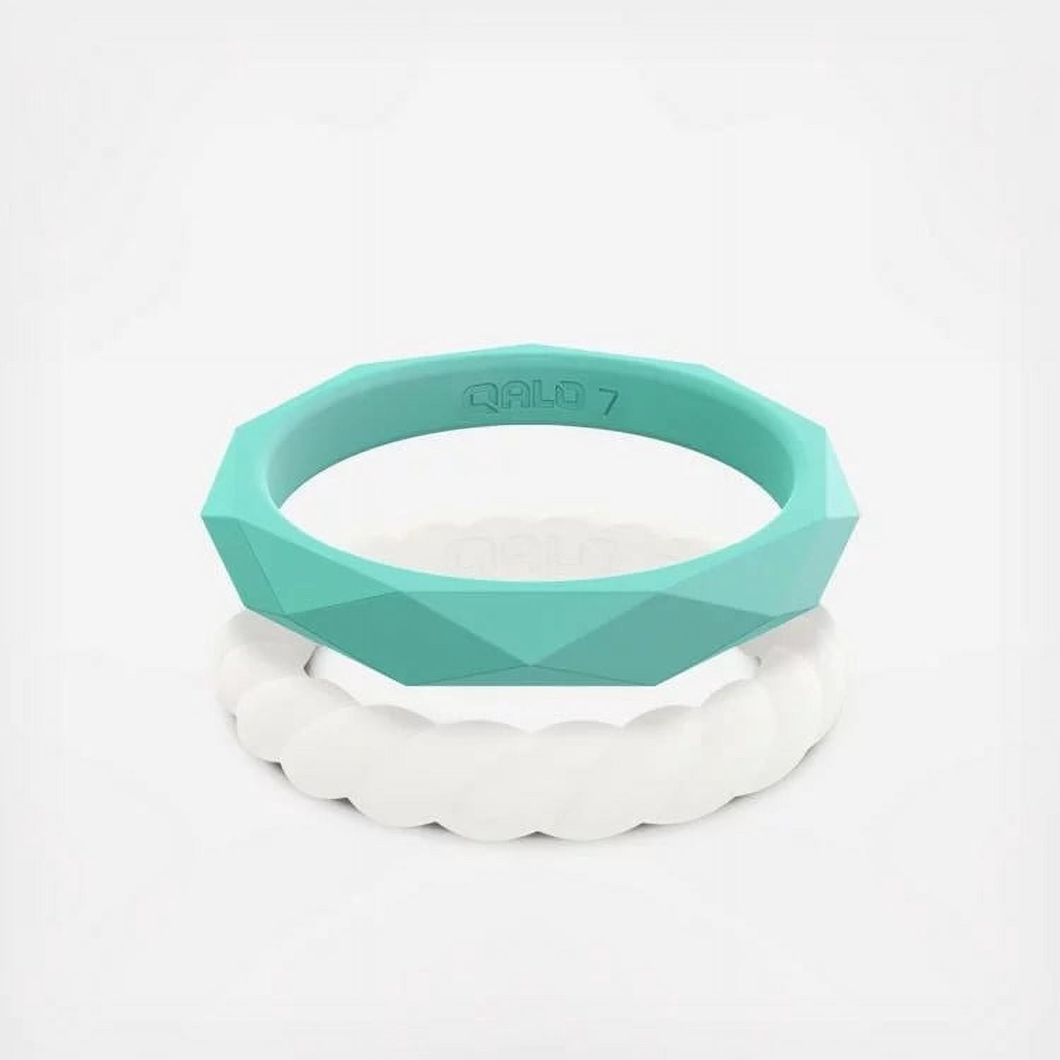 QALO Standard Womens Stackable Silicone Ring Collection G Size 08 ...