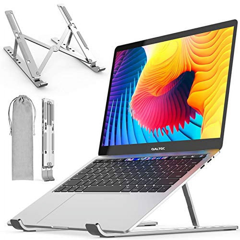 QALTGC Laptop Stand Ergonomic Adjustable Portable Computer Stand ...