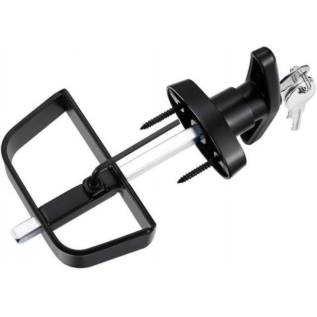 QANVEE Shed Door Latch T-Handle Lock Kit with 4 Keys,Storage Barn Shed ...