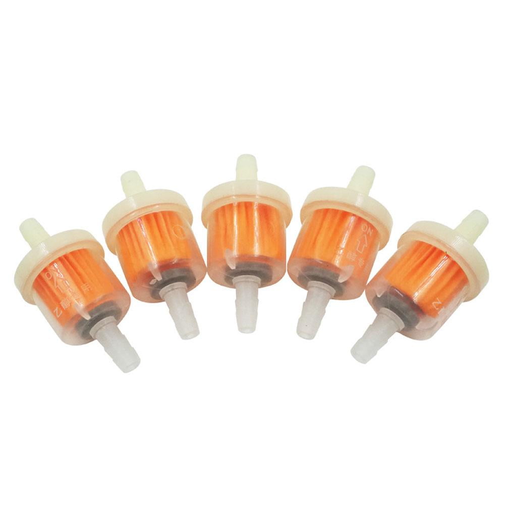 QAOlDH 1-10pcs Car Gasoline Oil Filter Pipes Universal Inline Gas NEW ...
