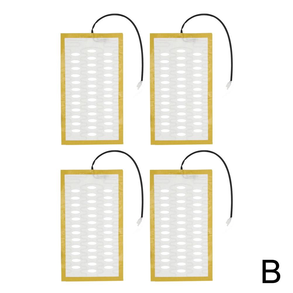 QAOlDH 4-Pack Heating Sheet Heating Sheet 12V Non-Woven Electric ...
