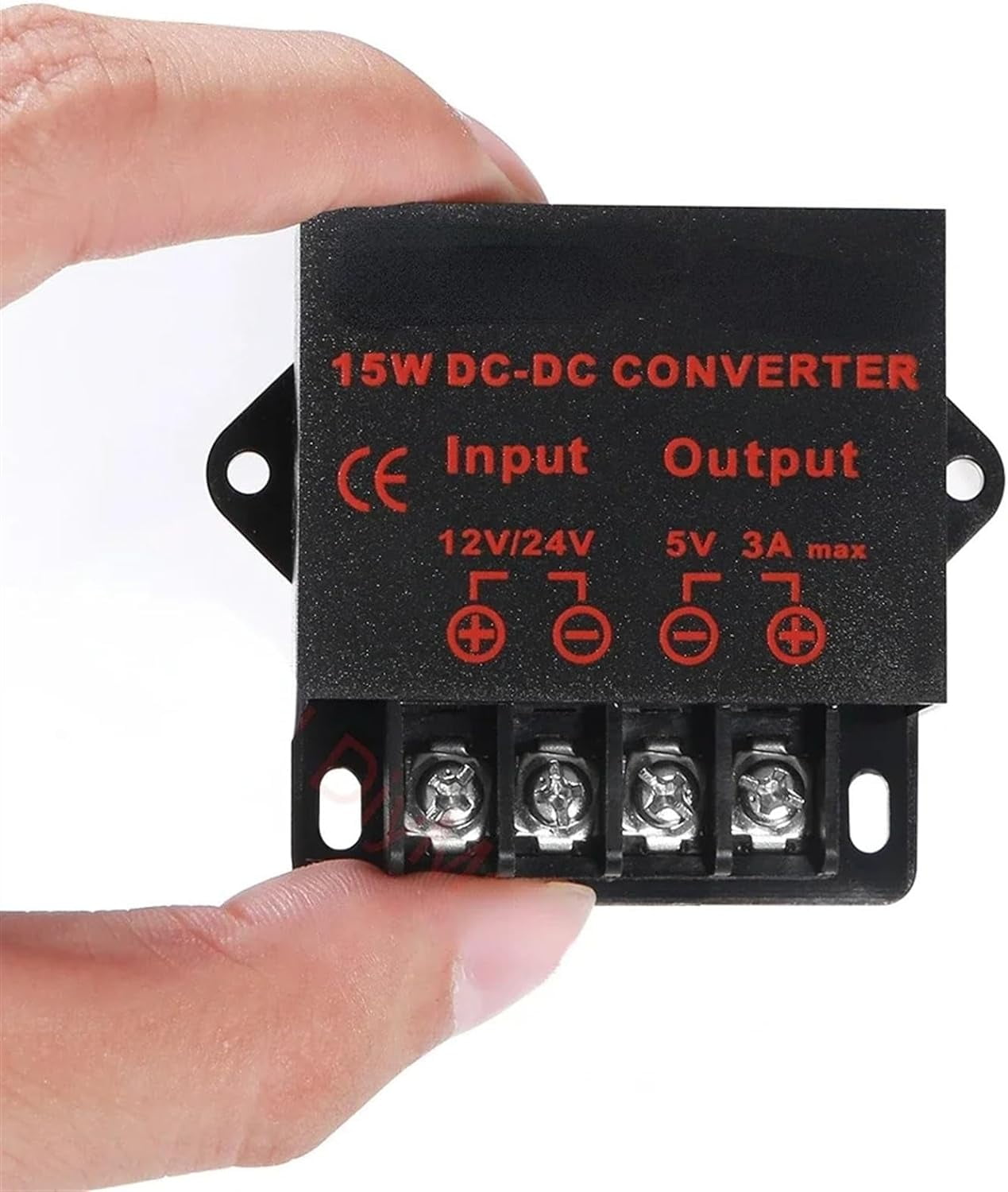 QAQ-12V/24V to 5V 5A 15AMP 3A 10A 24V to 5V 12V to 5V 3A 5A 10A 15A Car Step Down Reducer DC DC ...