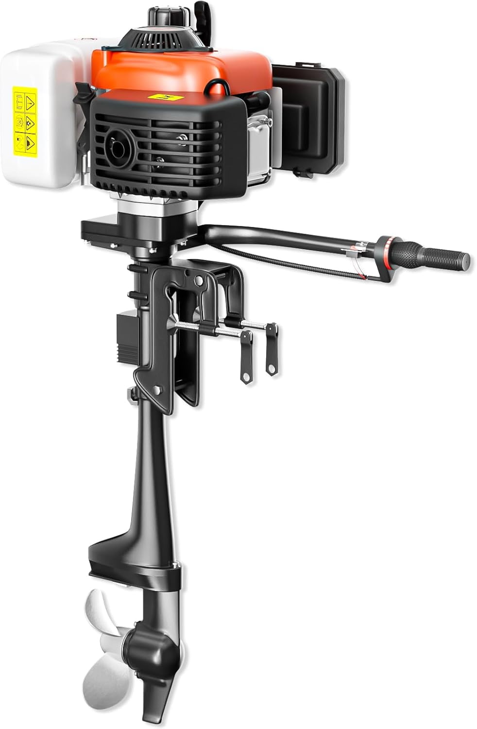 QAQ 4 Stroke 52CC Outboard Motor Boat Engine with Air Cooling CDI ...