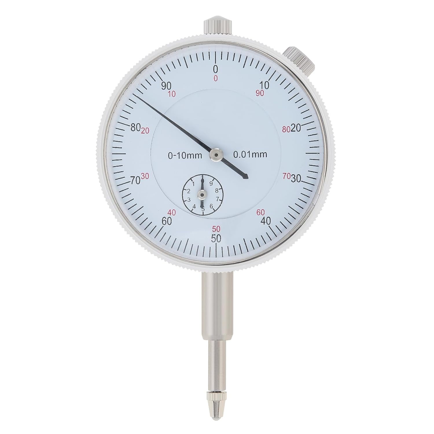 Qaq Dial Indicator 0 10mm With 0 01mm Resolution Measuring Tool For