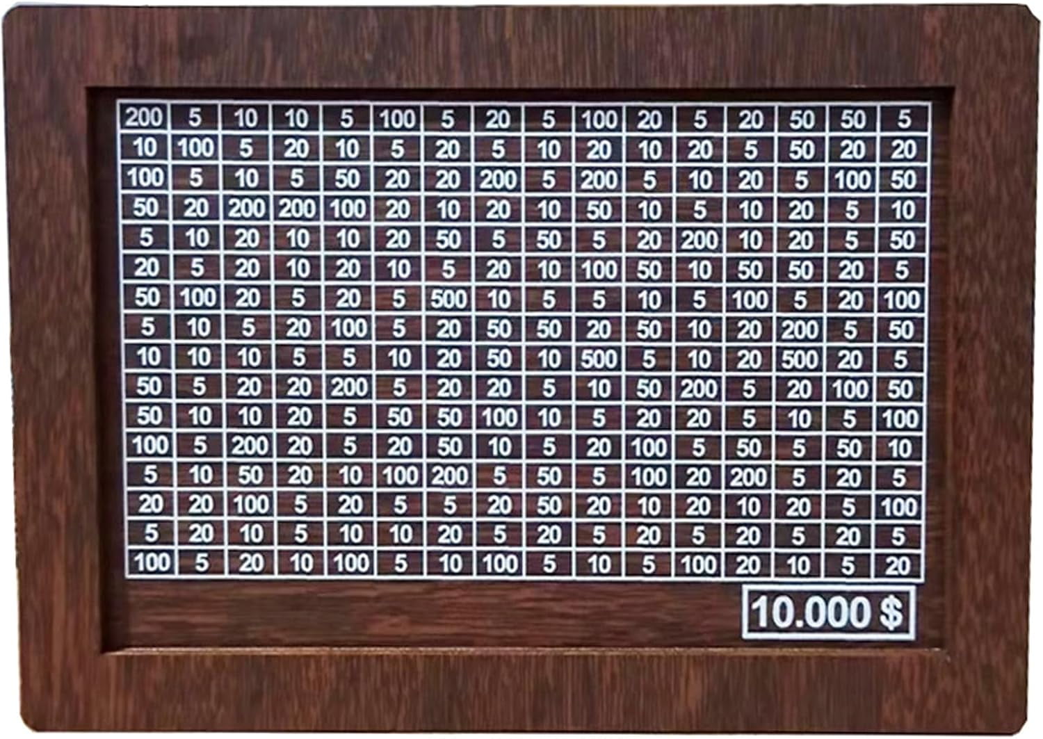 QAQ-Savings Tracker Jar Coin Cash Container Wooden Money Box with ...