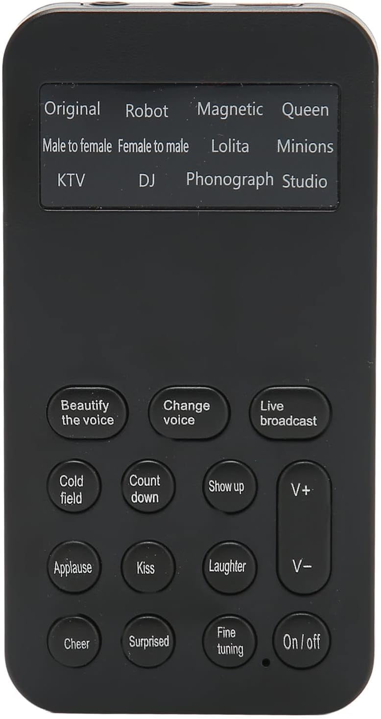 QAQ-Voice Changer for PS4 PS5 XboxOne Switch Phone Computer PC Laptop ...