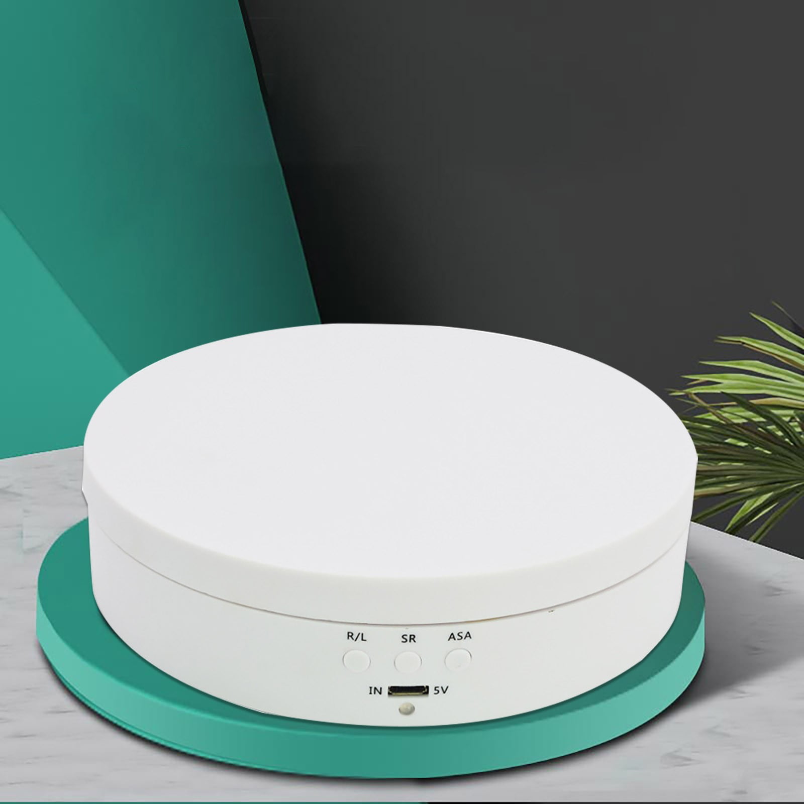 QAQuu 360° Motorized Rotating Display Stand – USB-Powered Turntable for ...