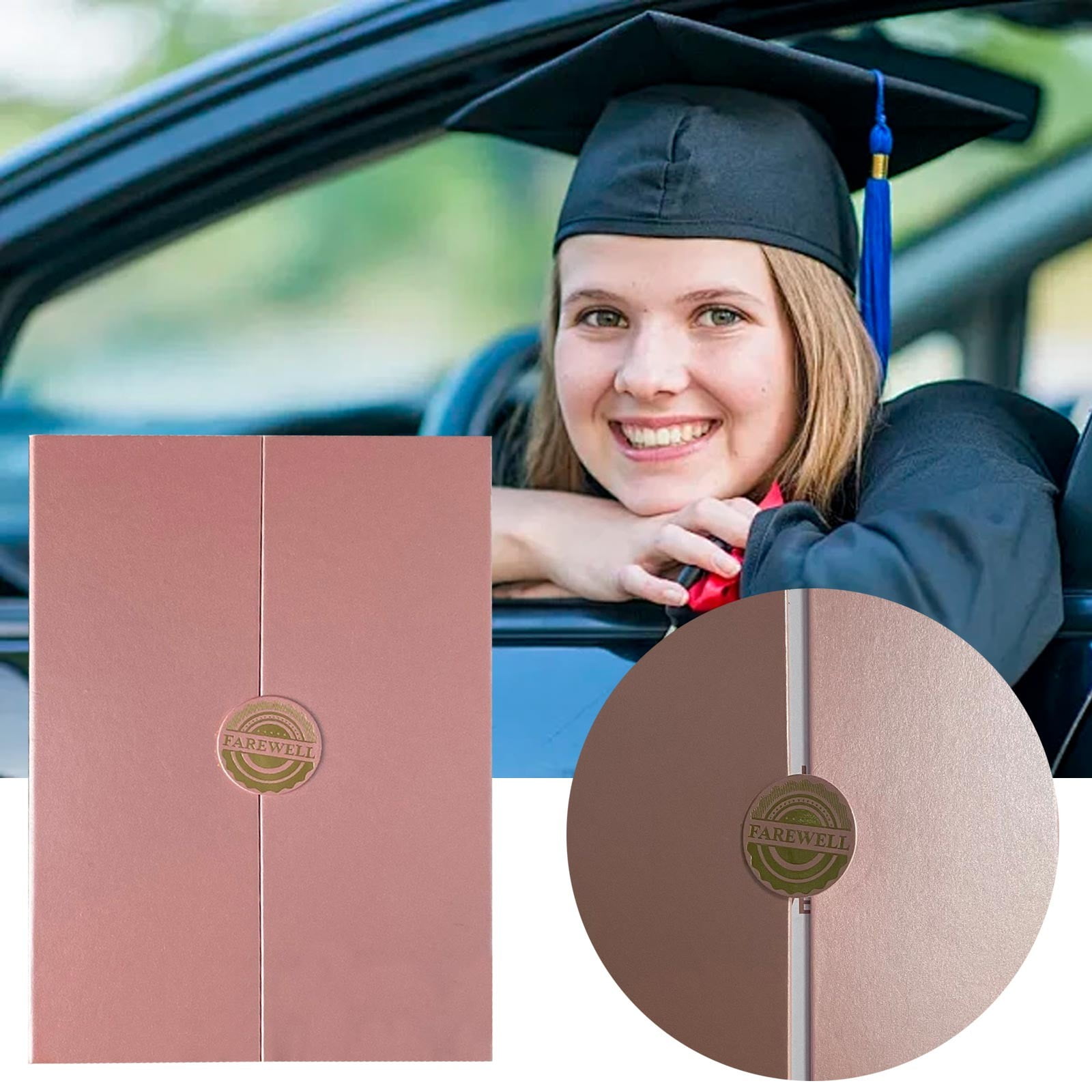 QAQuu Goodbye Guest Book – Farewell Cards and Memories, Perfect for ...