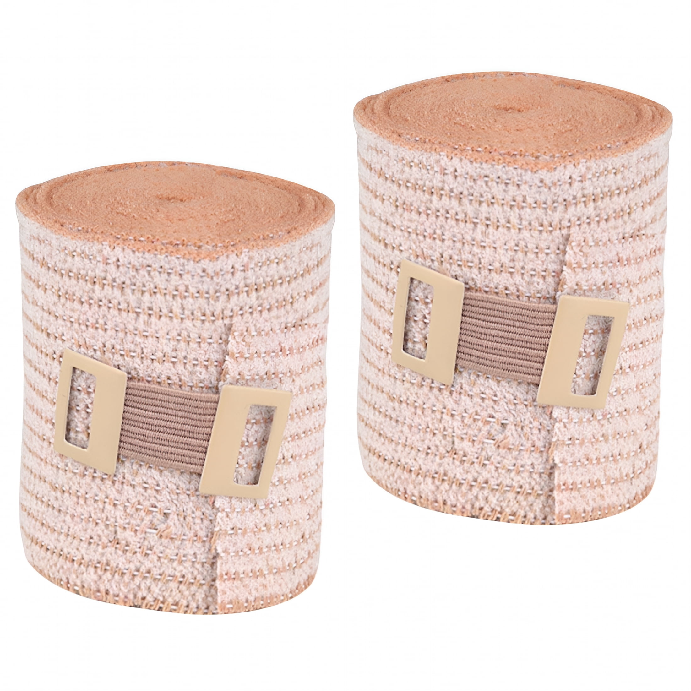 QARUN 2 Rolls Striped Elastic Bandage Gauze Tape Sterile for Wounds ...