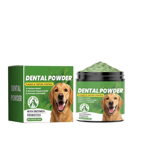 QARUN 2026 New Dog Teeth Cleaning Powder for Plaque Reduction,Helps ...