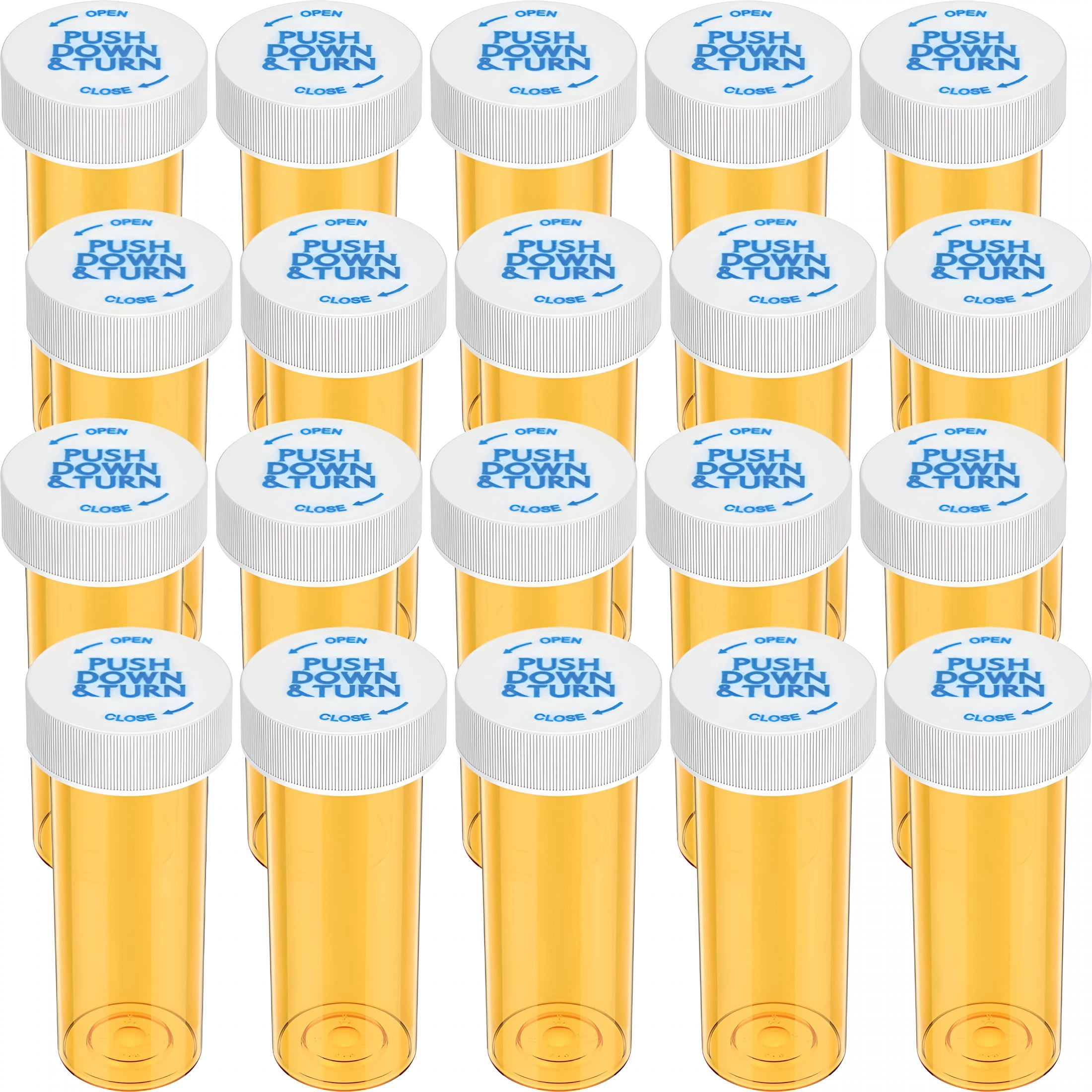 QARUN 2026 New Empty Plastic Medicine Pill Bottles with Child Resistant ...